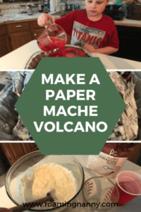 How to Make a Paper Mache Erupting Volcano with Kids