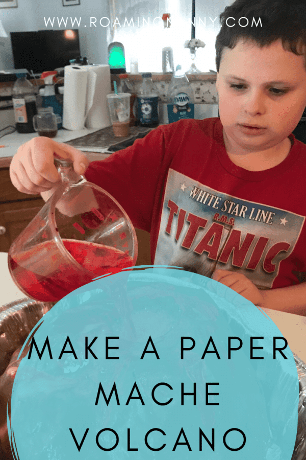 How to Make a Paper Mache Erupting Volcano with Kids